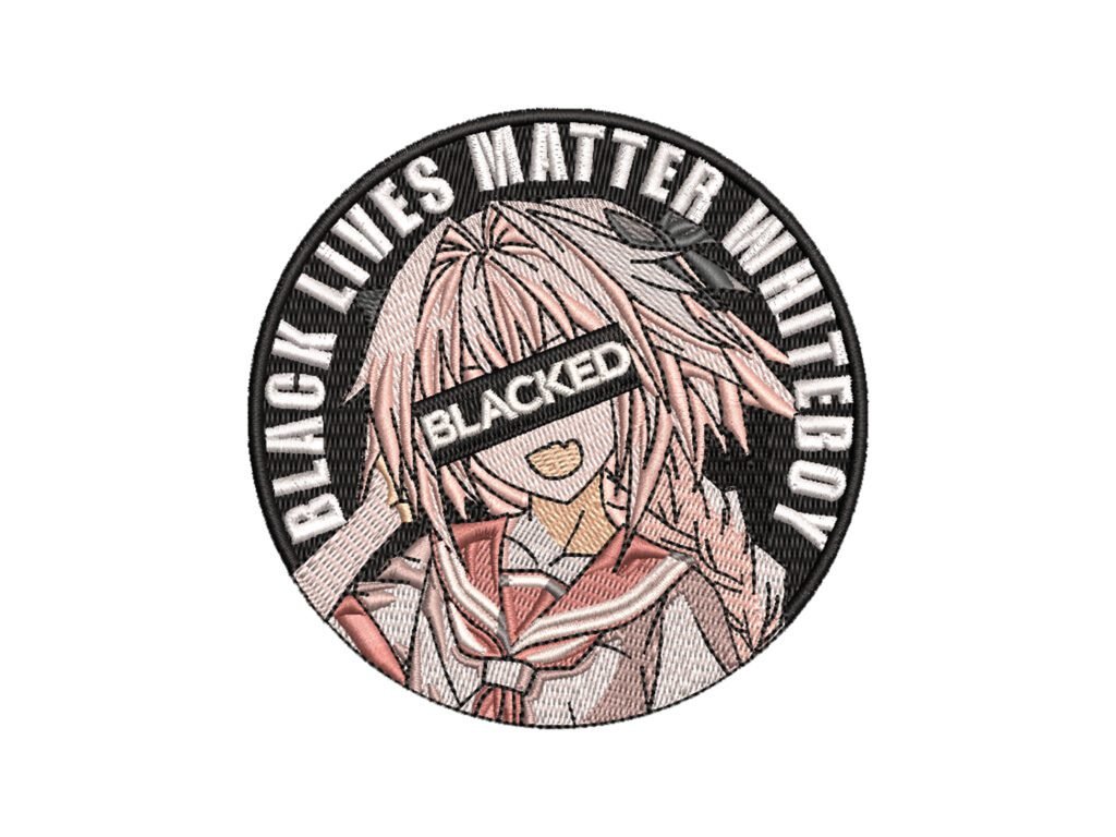 Girl Anime Waifu Embroidery Pattern – Experts Punch